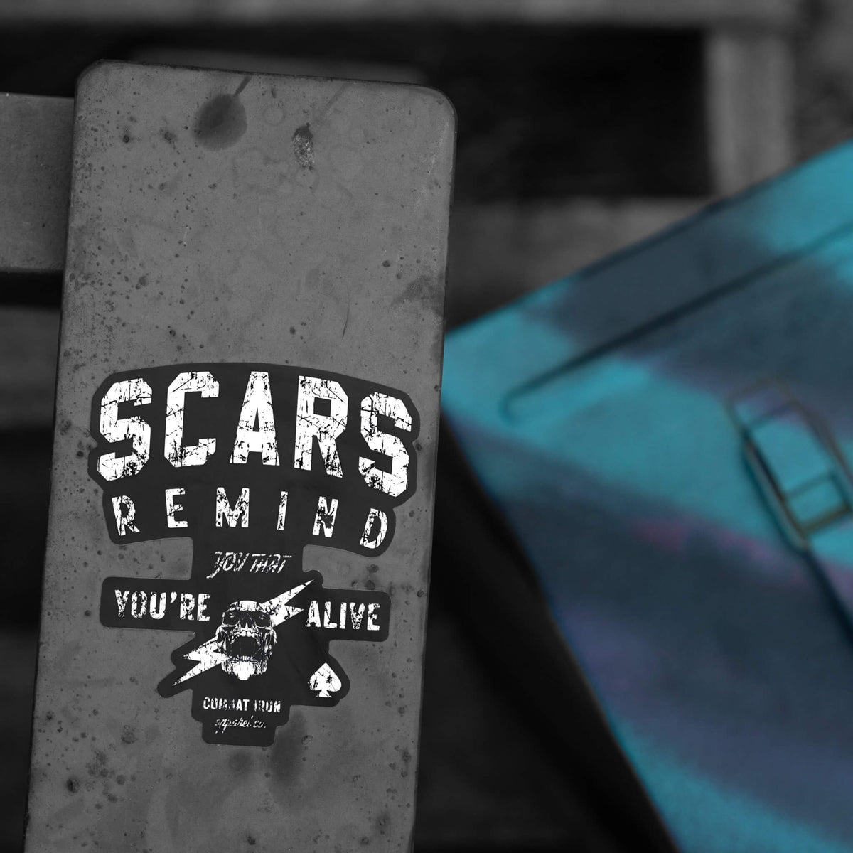 Scars Remind You That You're Alive Decal – Mission Essential Gear