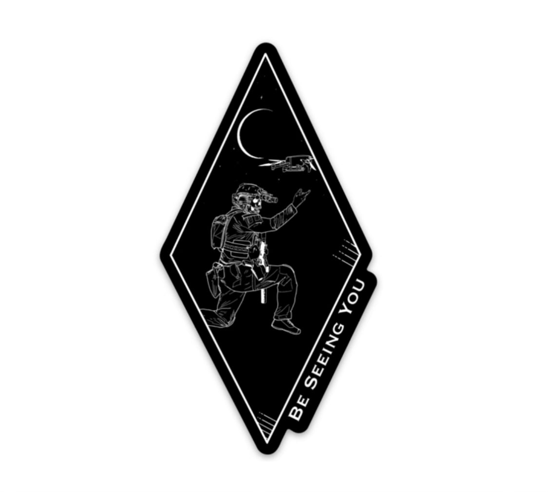 Be Seeing You sticker – Mission Essential Gear