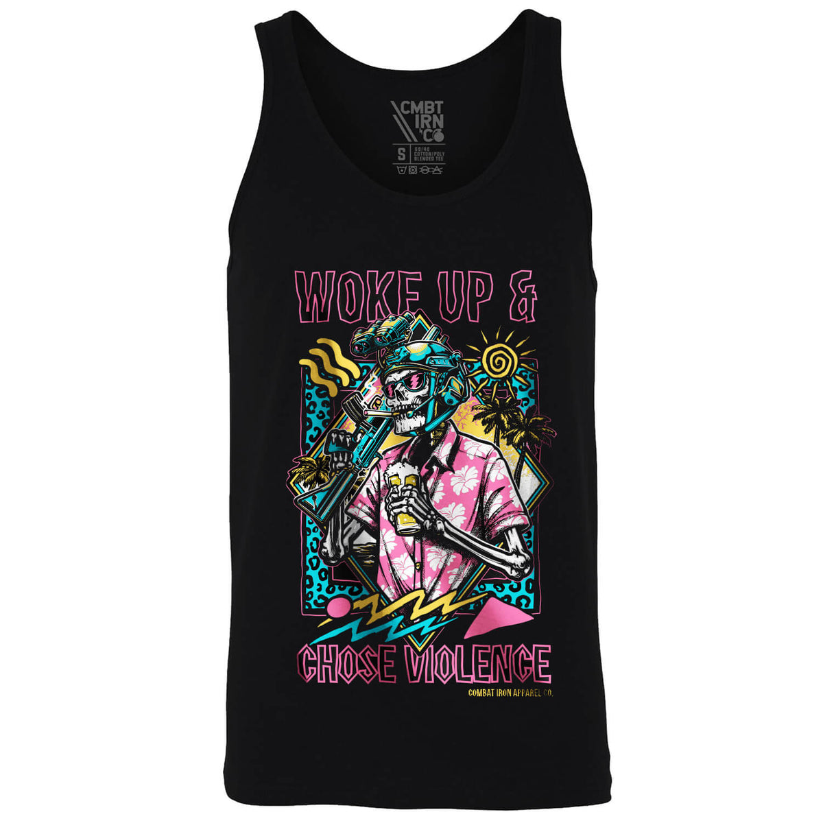 Woke Up & Chose Violence Men's Tank – Mission Essential Gear