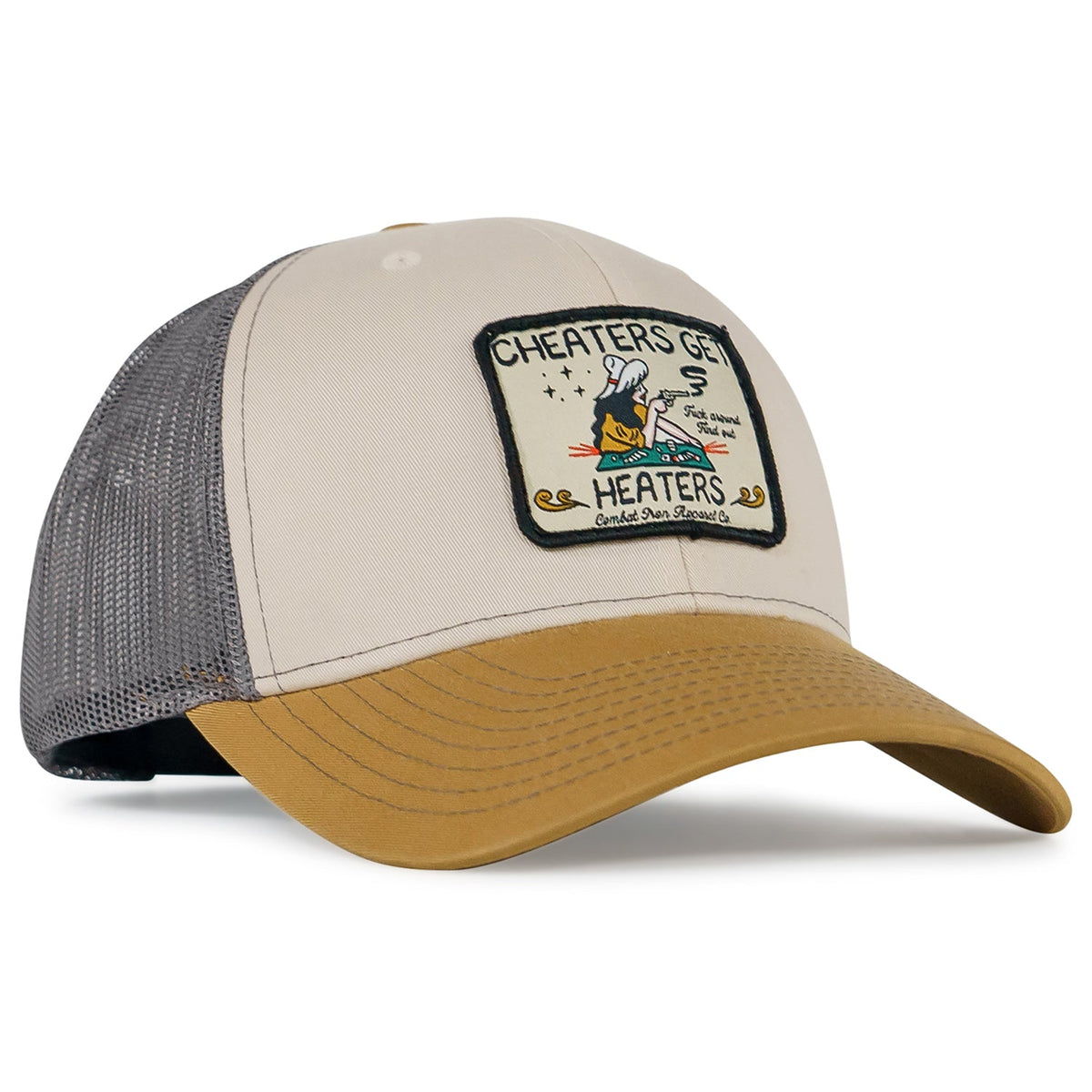 Cheaters Get Heaters Western Cowboy Patch SnapBack – Mission Essential Gear