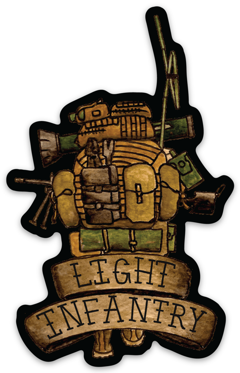 LIGHT Infantry Sticker – Mission Essential Gear
