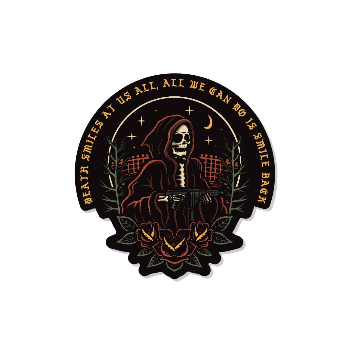 Smile Back Sticker – Mission Essential Gear