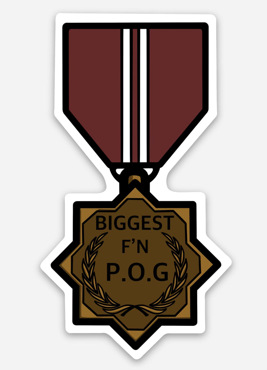 Biggest F’N POG - sticker – Mission Essential Gear