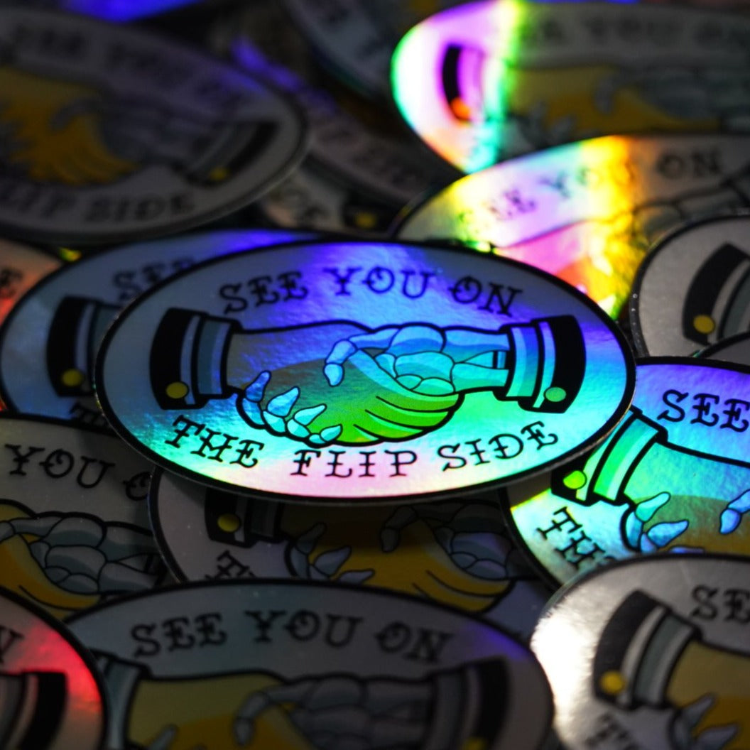 See You on the Flip Side Sticker – Mission Essential Gear