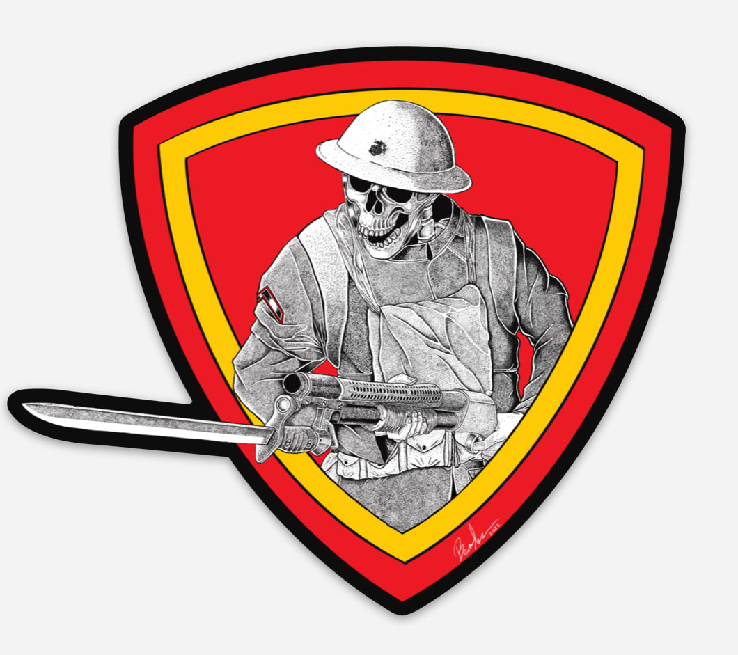 Devil Dogs 3rd MarDiv Sticker – Mission Essential Gear